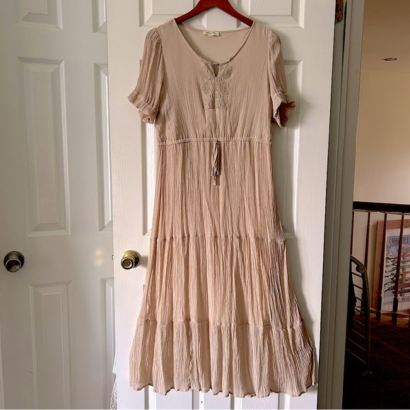 indigo Rose | Dresses | Indigo Rose Boho Maxi Dress Large | Poshmark